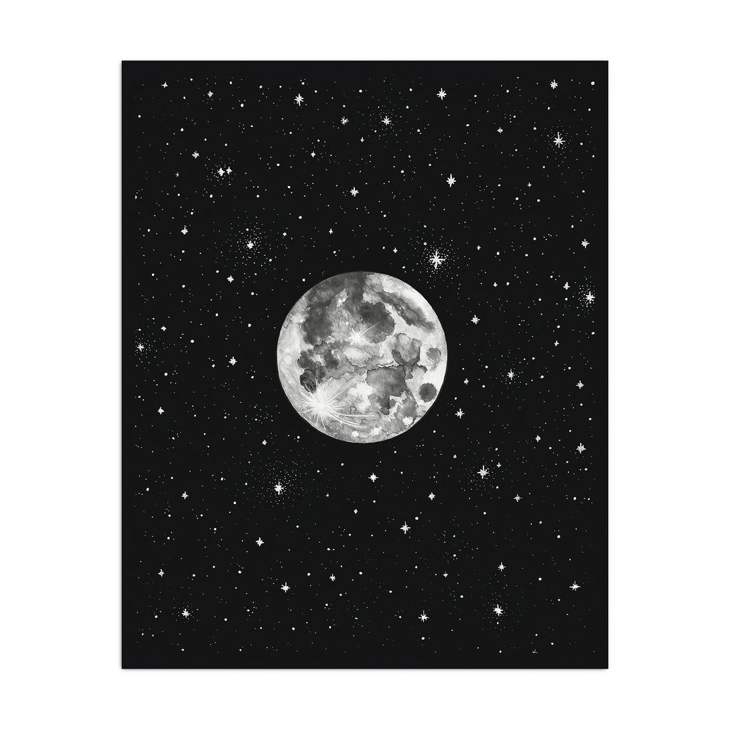 Full Moon Canvas Wall Art: Made of Premium Quality Materials – lumagallerie