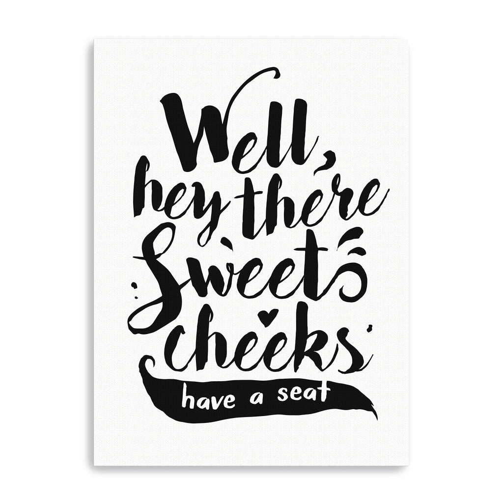 Sweet Cheeks Canvas Wall Art: Made of Premium Quality Materials ...