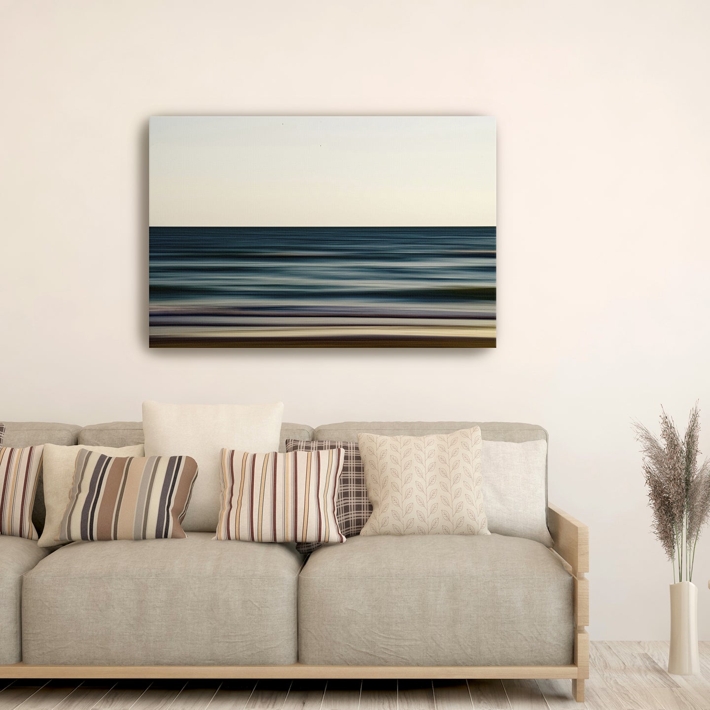Bleached Beach Canvas Wall Art: Made of Premium Quality Materials ...